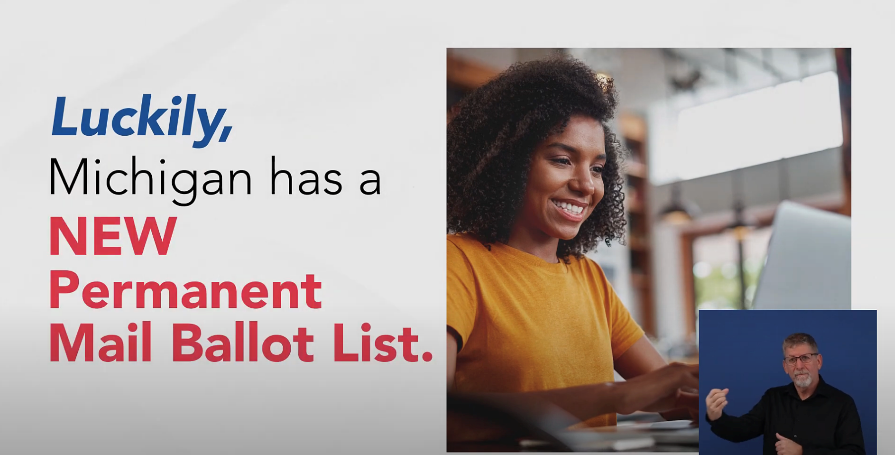 Hey voter! Michigan now has a Permanent Mail Ballot List! | MyLO